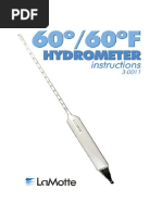 Salometer Usage | PDF | Weight | Density