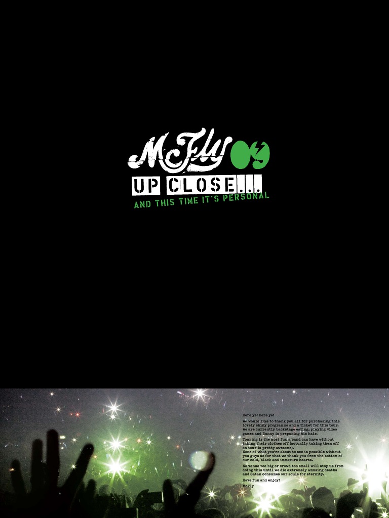 McFly 2009 Tour Book | PDF | Leisure | Nature