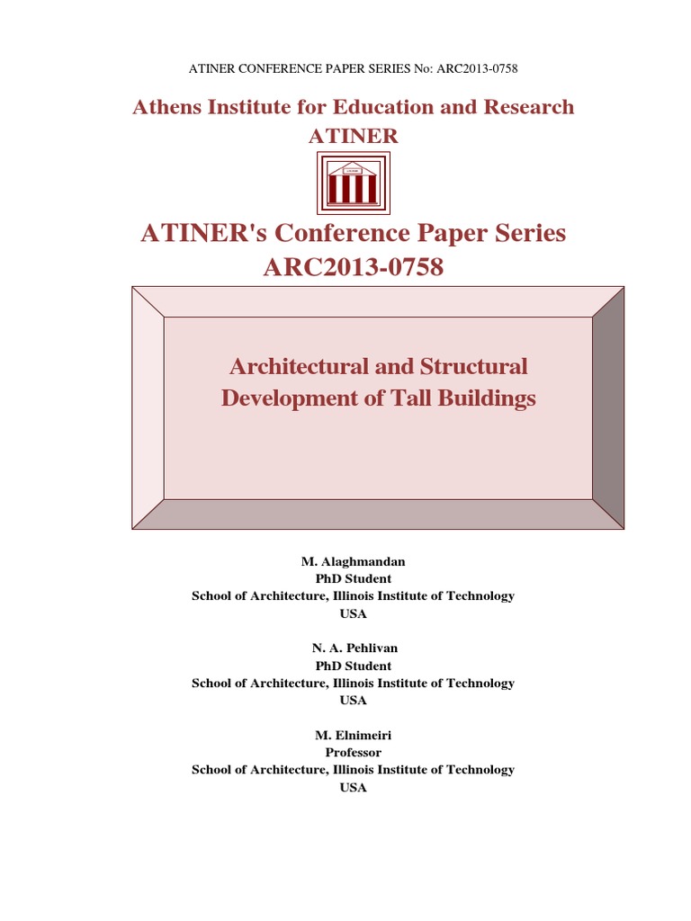 Architectural and Structural Development of Tall Buildings | PDF ...