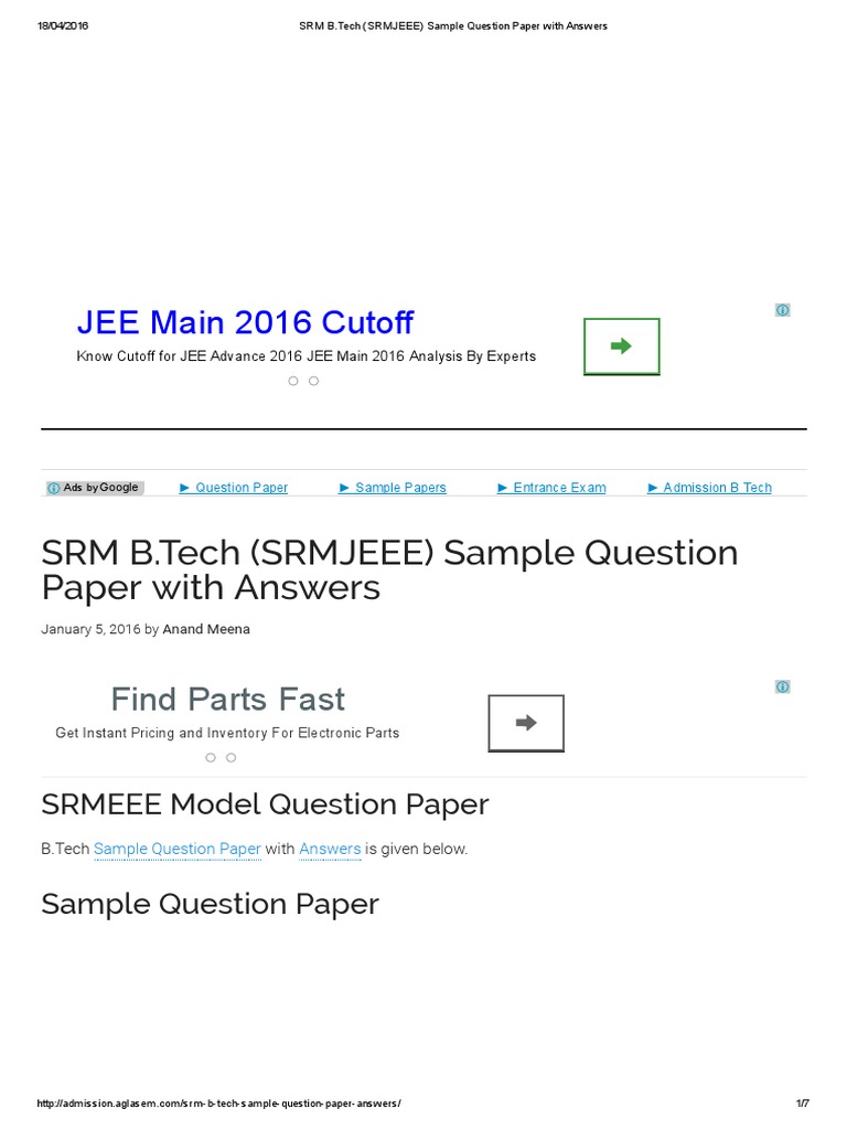 1 SRM B | PDF | Email | Test (Assessment)