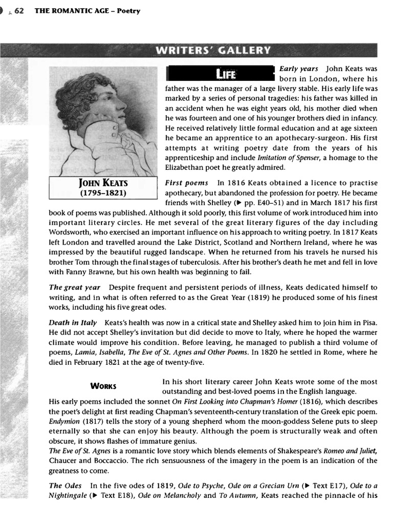 John Keats + Ode On A Grecian Urn | PDF | John Keats | Poetry