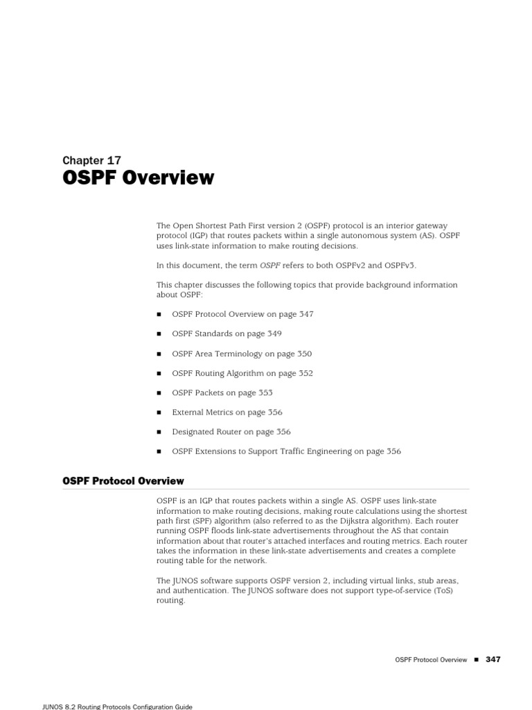 Ospf Overview | PDF | Routing | Multiprotocol Label Switching Ospf Overview | PDF | Routing | Multiprotocol Label Switching