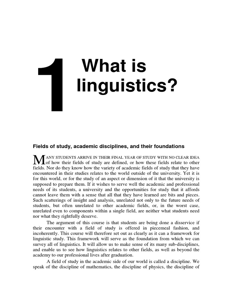What is Linguistics | Linguistics | Phonology