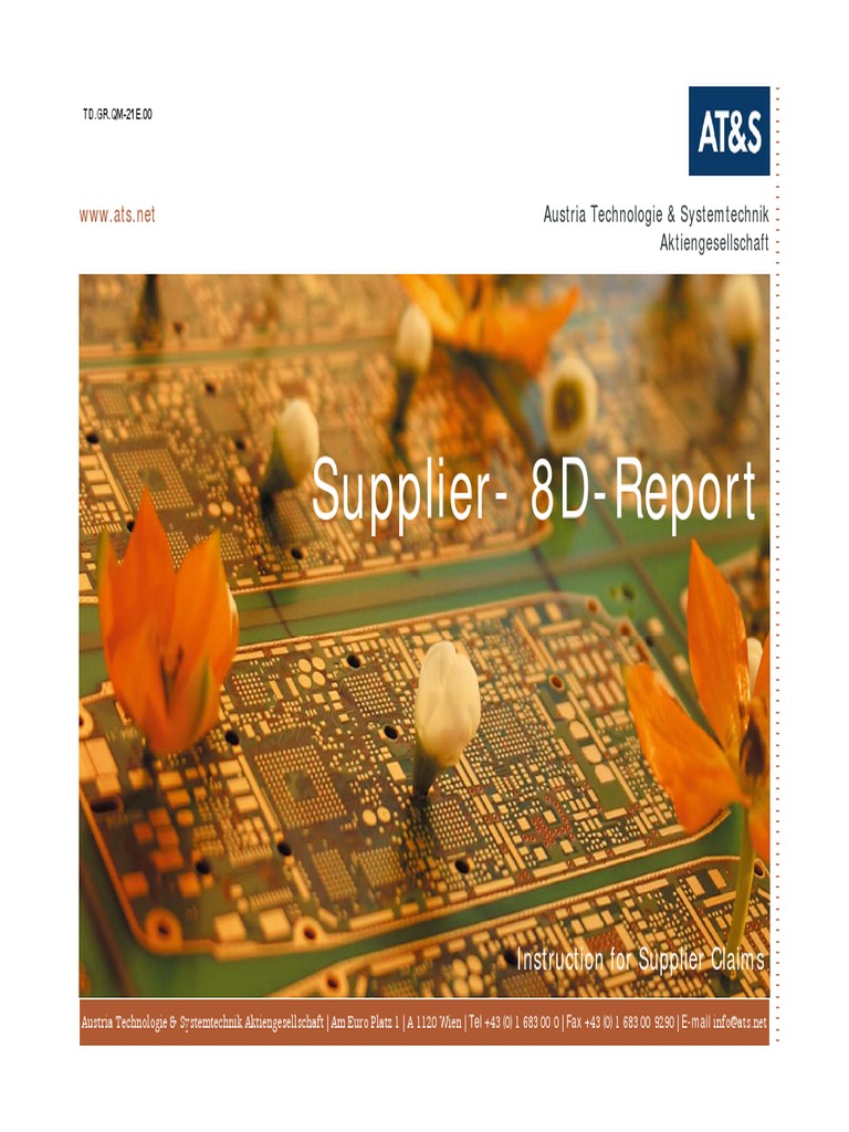 8D Report | PDF | Computing | Business