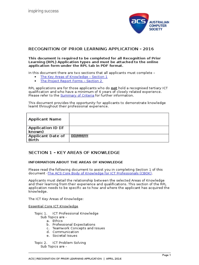 ACS Project Report Form 2014 | PDF | Educational Technology | Knowledge