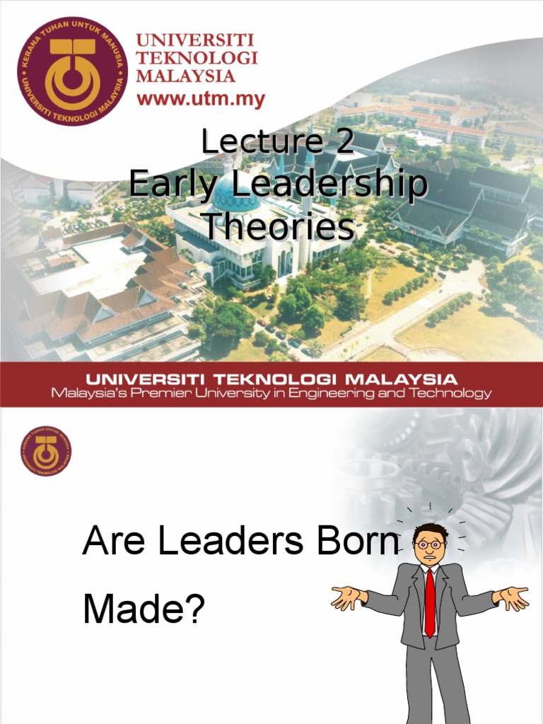 Early Theories of Leadership | PDF | Leadership | Social Psychology