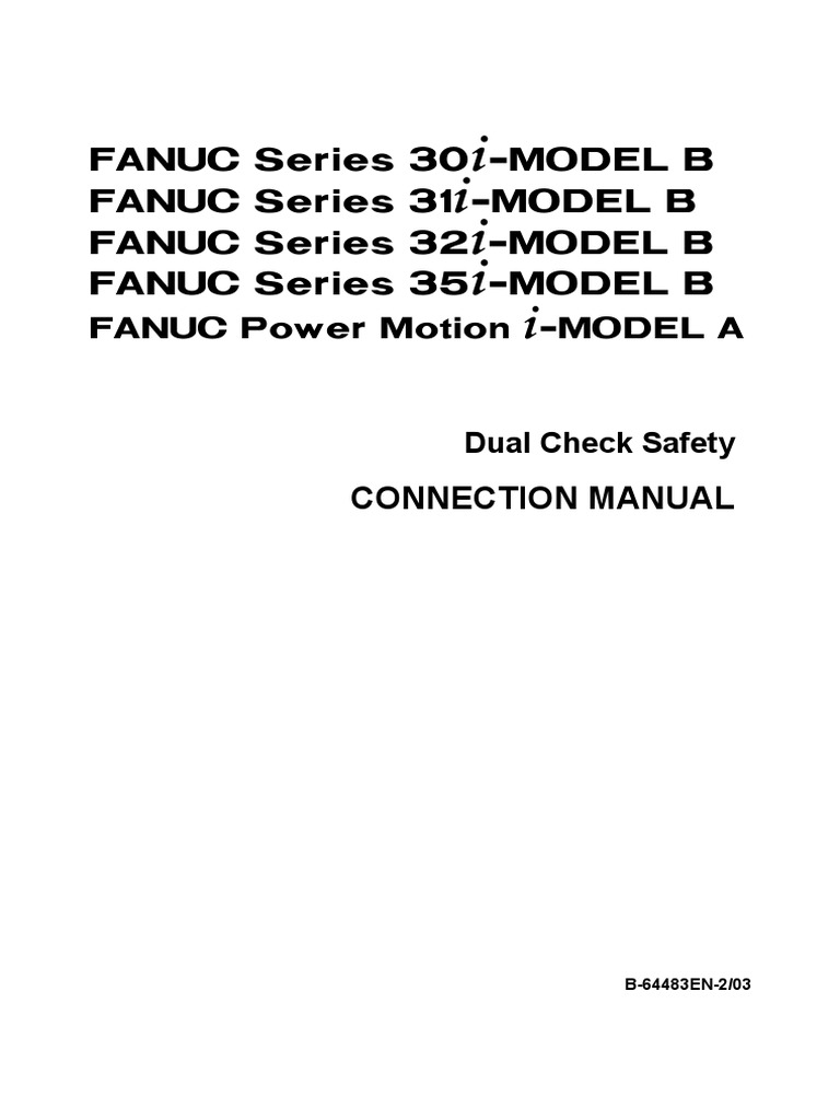 B 64483EN 2 - 03 Fanuc Dual Check Safety | PDF | Numerical Control ...