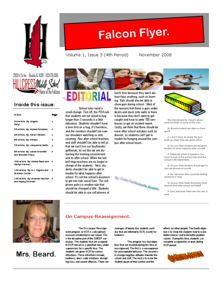 Falcon Flyer - November 2008 - 4thHr | PDF