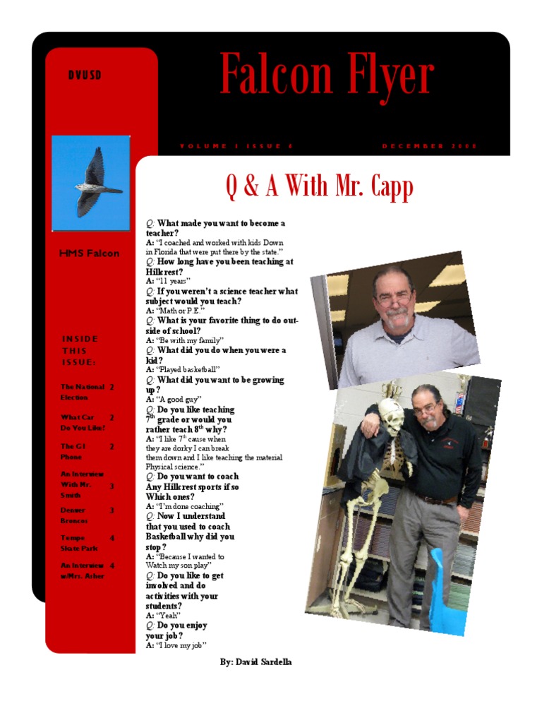 Falcon Flyer - December 2008 - 6thHr | PDF