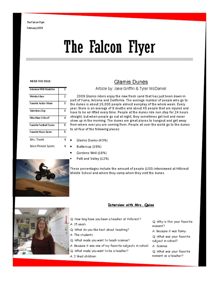 Falcon Flyer - February 2009 | PDF | Foods | Cuisine