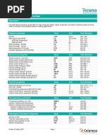 TDS Celcon M90 | PDF | Extrusion | Strength Of Materials