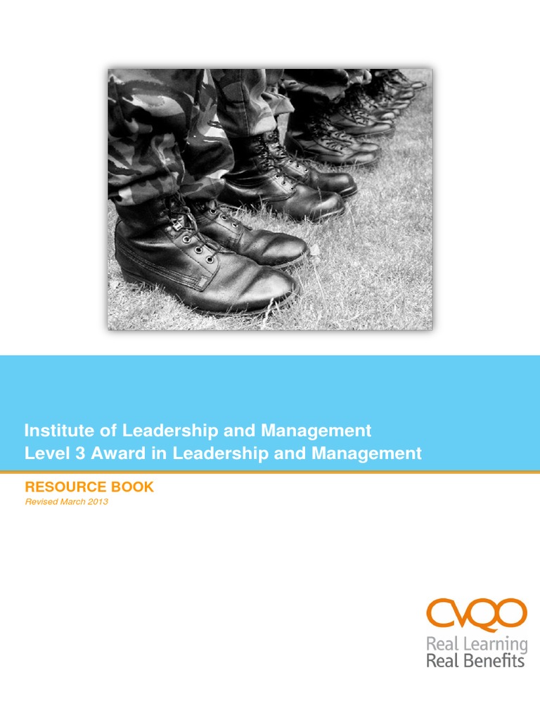 ILM Resource Book | PDF | Leadership | Decision Making
