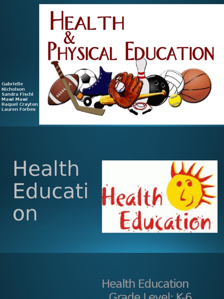 Health Education Lesson Plan | PDF | Physical Education | Curriculum