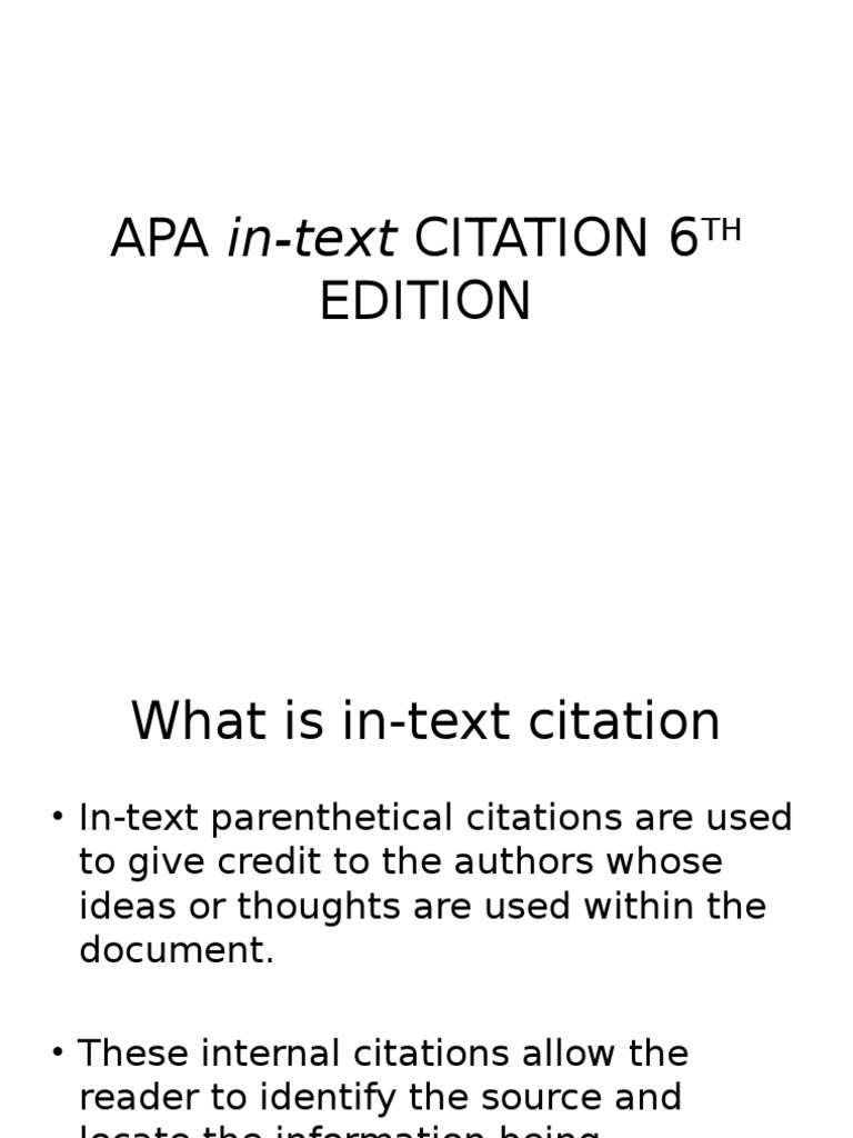 Apa Citation 6th Edition | PDF | Citation | Bracket