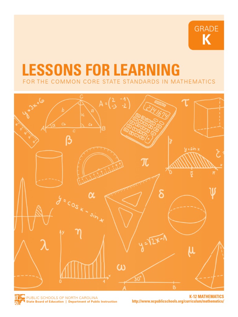 Kindergarten Math Standards Guide | PDF | Shape | Dice