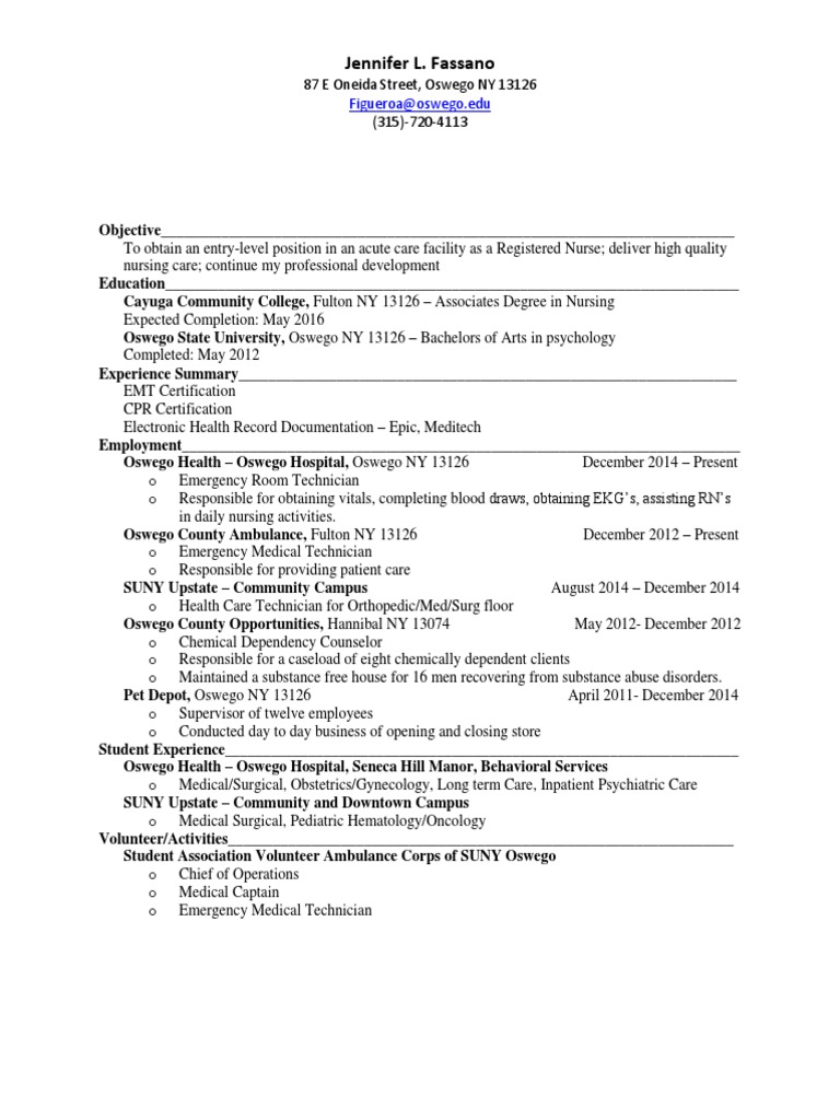 Jen Resume 1 | PDF