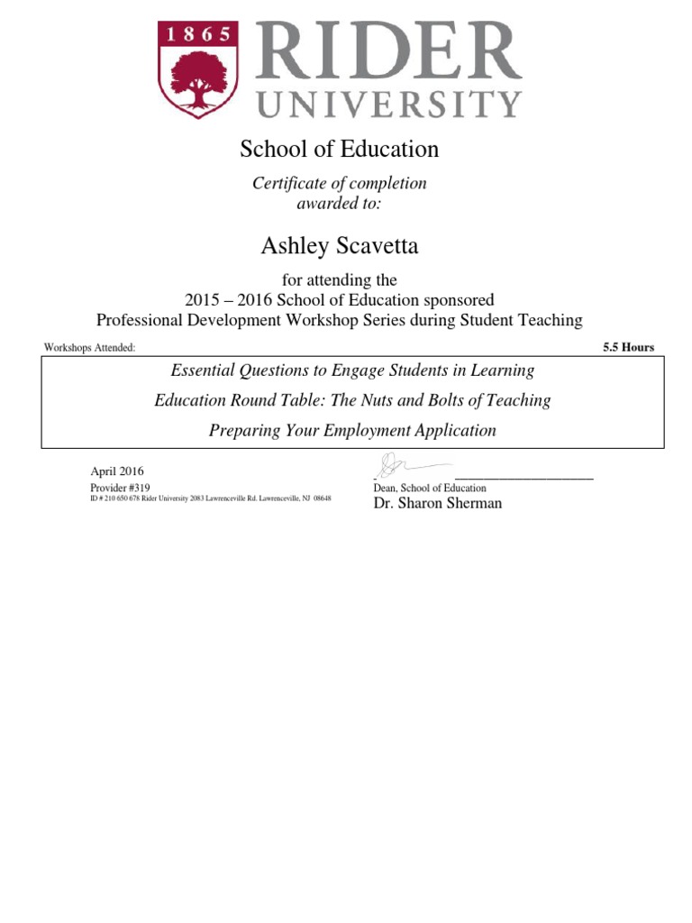 Ashley Scavetta | PDF | Career & Growth | Wellness