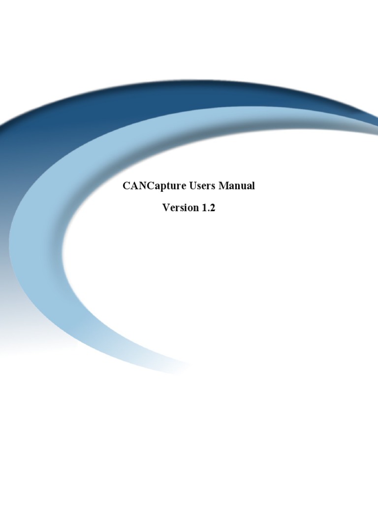CANCapture Users Manual V1 - 2 PDF | PDF | Point And Click | Icon ...