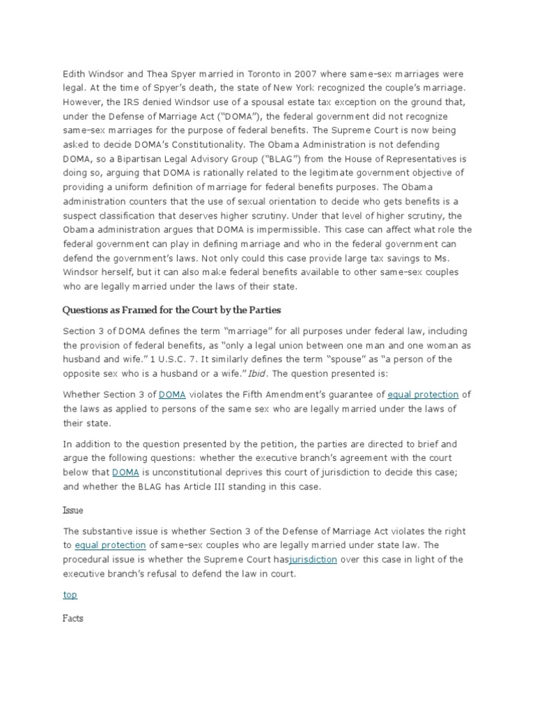 Edith Windsor and Thea Spyer Married in Toronto in 2007 Where Same ...