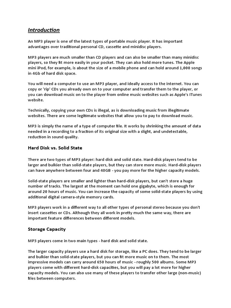 English Assignment 2 | PDF | Hard Disk Drive | Compact Disc