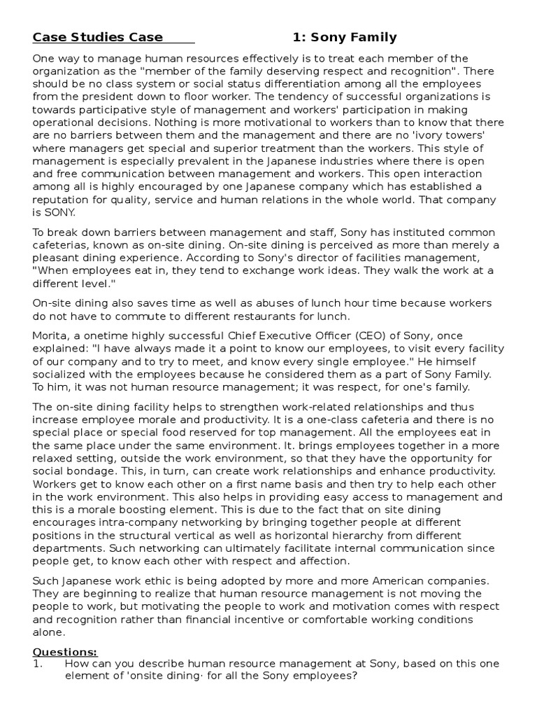 Case Studies Case HRM | PDF | Motivation | Motivational