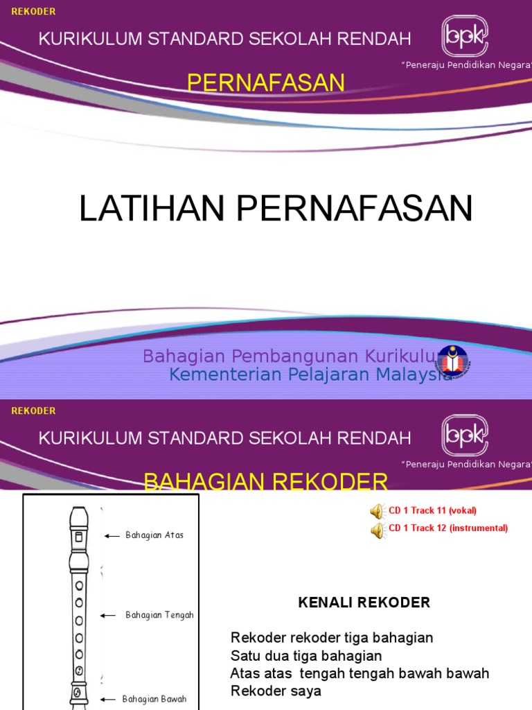 REKODER PENGENALAN Tahun 3 | PDF