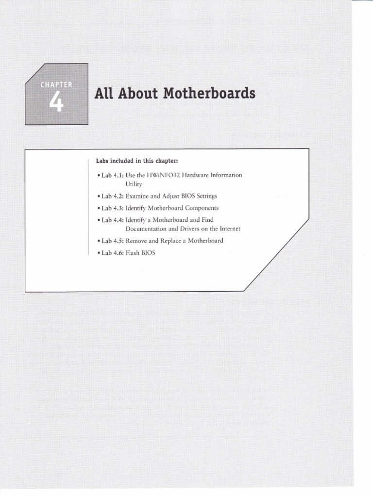 Guide To Managing and Maintaining Your PC Chapter 4 | PDF | Bios | Booting