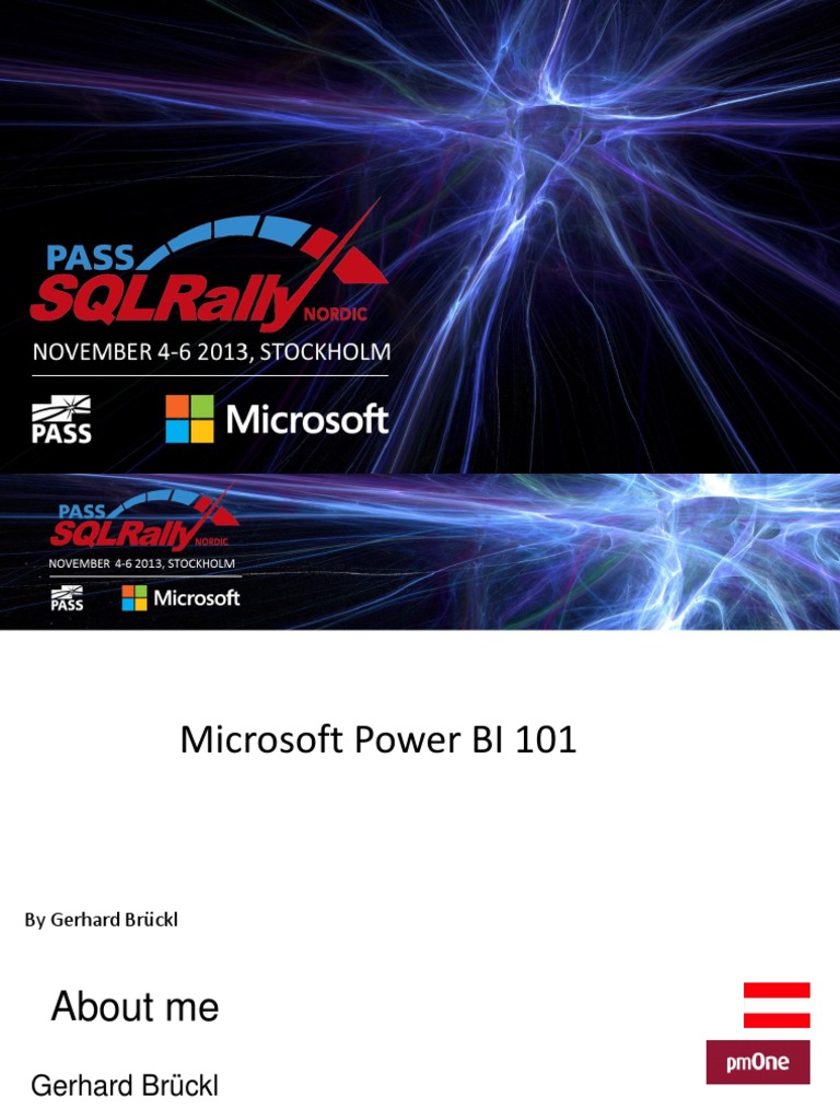 Gerhard Brueckl - Microsoft Power BI | PDF | Share Point | Data