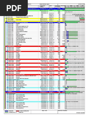 Primavera P6 Sample Project