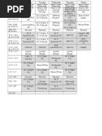 Grade 5 Timetable | PDF