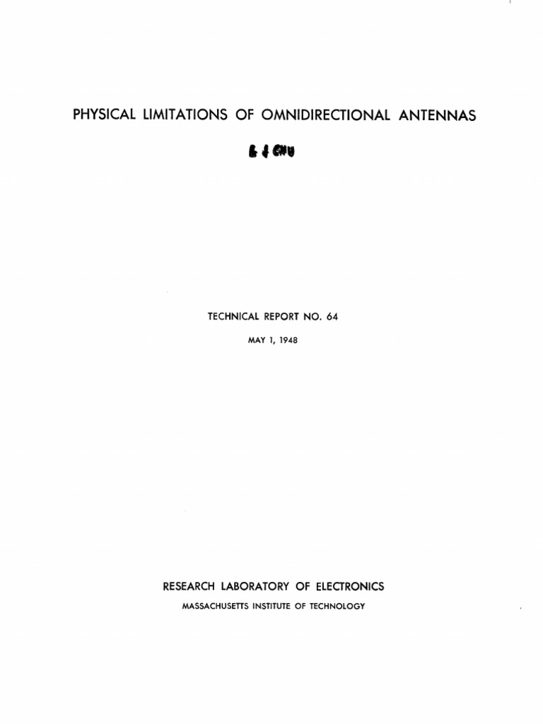 Basic Principles of Electrically Small Antennas | PDF