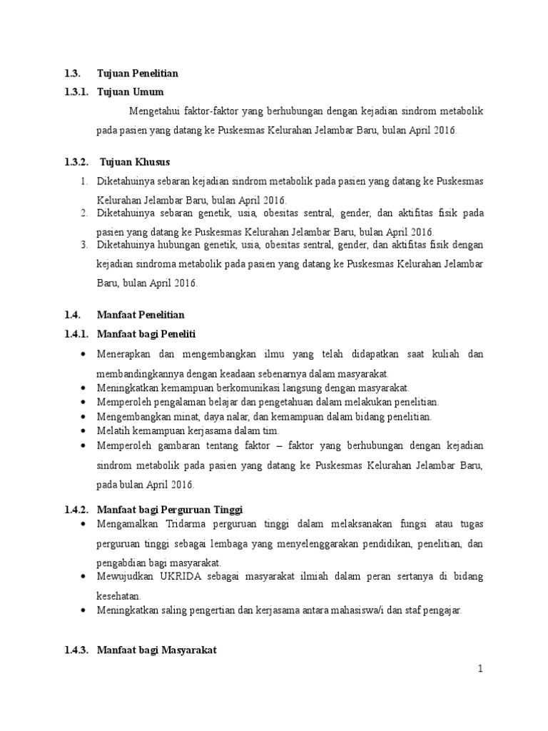 Tujuan Umum Dan Khusus | PDF | Pengembangan Diri | Gaya Hidup