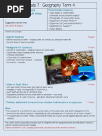 Geography-Notes Grade 7 Term 4 | PDF | River | Water