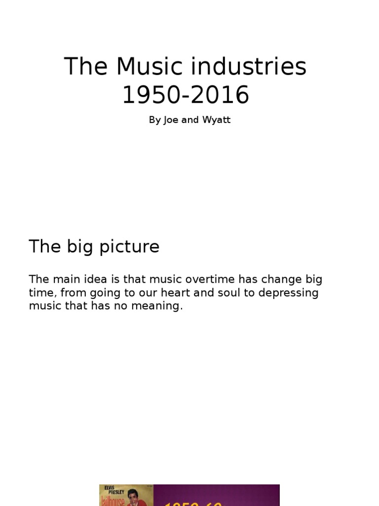 Evolution of Music: 1950-2016 Analysis | PDF