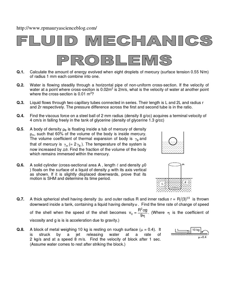 Phy 1 | PDF | Drop (Liquid) | Density