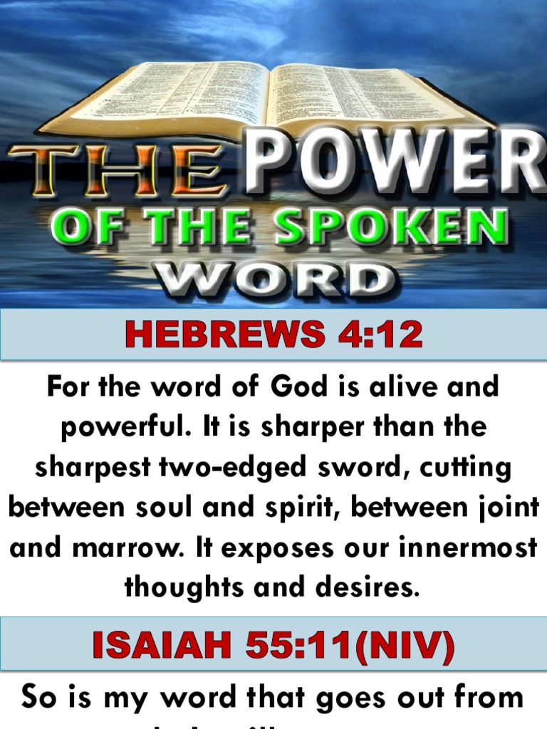 The Power of the Spoken Word by Bishop Wisdom030916 | Wisdom | Jesus