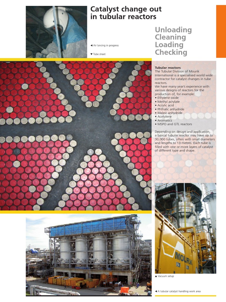 Catalyst Change Out in Tubular Reactor | PDF | Thermocouple | Chemistry