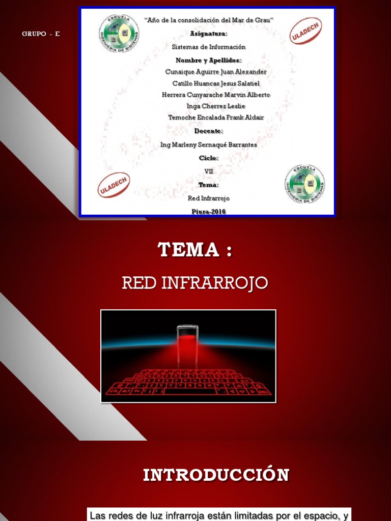 Redes Infrarrojas: Usos y Tipos | PDF | Inalámbrico | Ieee 802.11