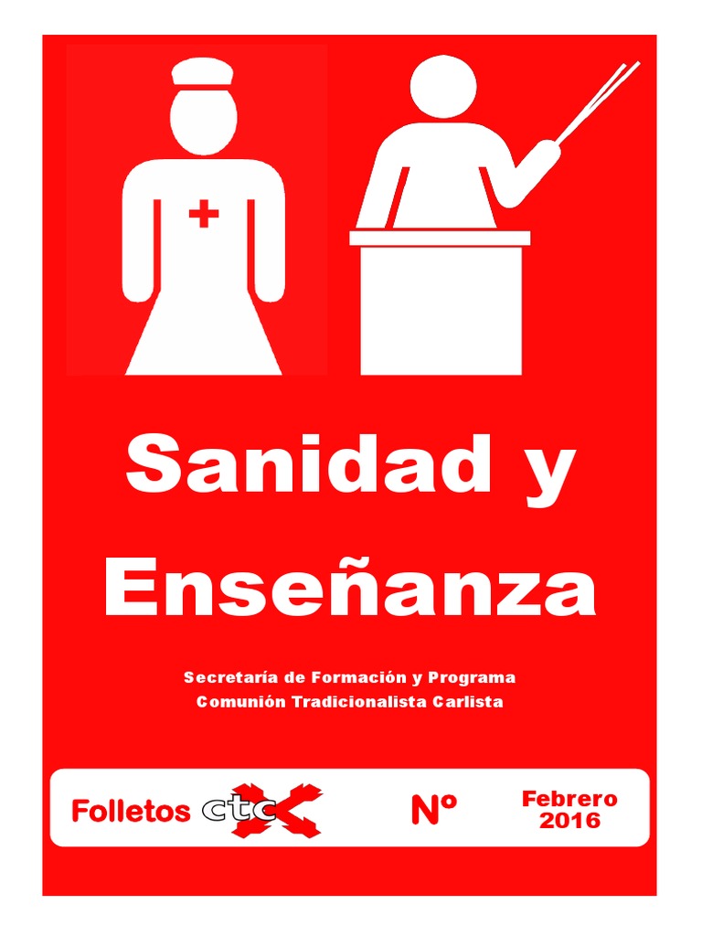 Folletos CTC #3 Sanidad y Enseñanza FORMATO DIGITAL | PDF | Libertad ...