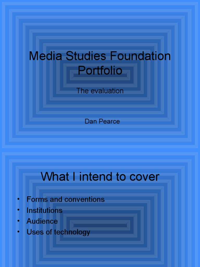 Media Studies Foundation Portfolio Evaluation 1 | PDF | Magazines ...
