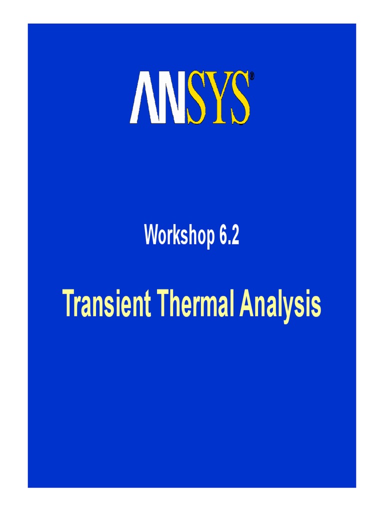 Transient Analysis Pdf Steady State Heat