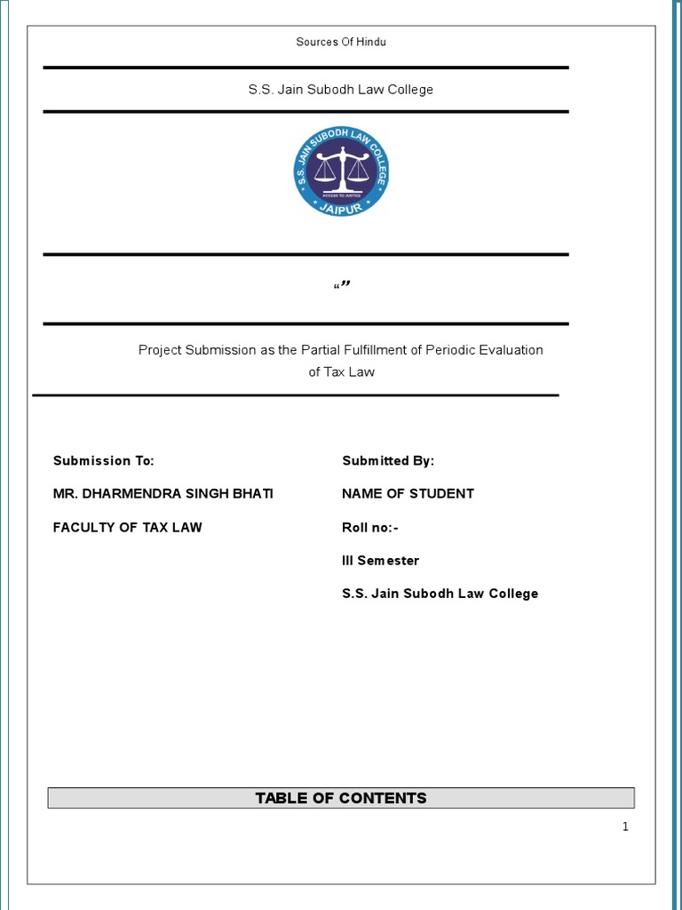 Sample Starting Project Pages | PDF