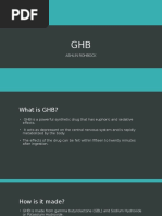GHB Facts | PDF | Psychoactive Drugs | Drugs Acting On The Nervous System