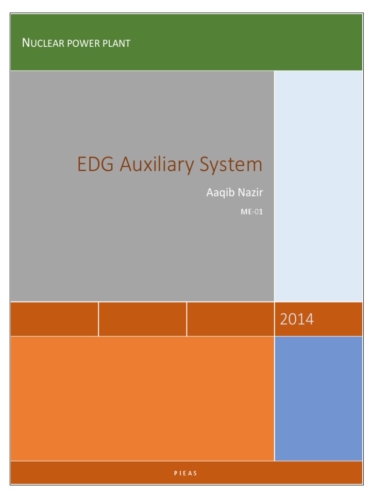 EDG Auxiliary System (Aaqib Nazir) | PDF | Diesel Engine | Engines