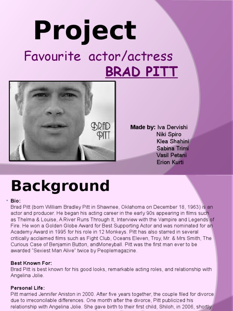 New Microsoft Office PowerPoint Presentation | PDF | Brad Pitt | Cinema