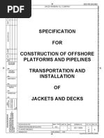 Jacket Fabrication Sequence | PDF