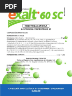 Ficha Tecnica Bingo SG | PDF | Insecticida | Agua