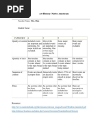 Timeline Rubrics | PDF | Rubric (Academic) | Cognition