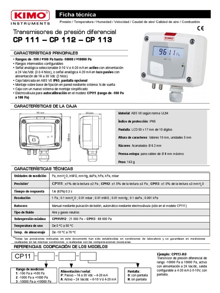 Kimo FT-CP111-112-113-SP | PDF | USB | Bienes manufacturados