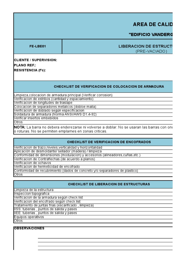 Formatos de Protocolos | PDF | Topografía | Materiales de construcción